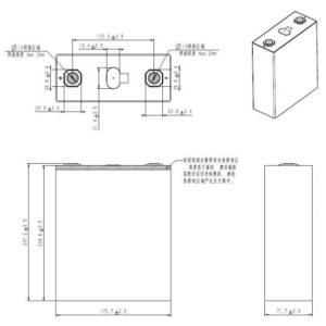 EVE MB31 3.2v 314Ah LiFePO4 Battery Cell